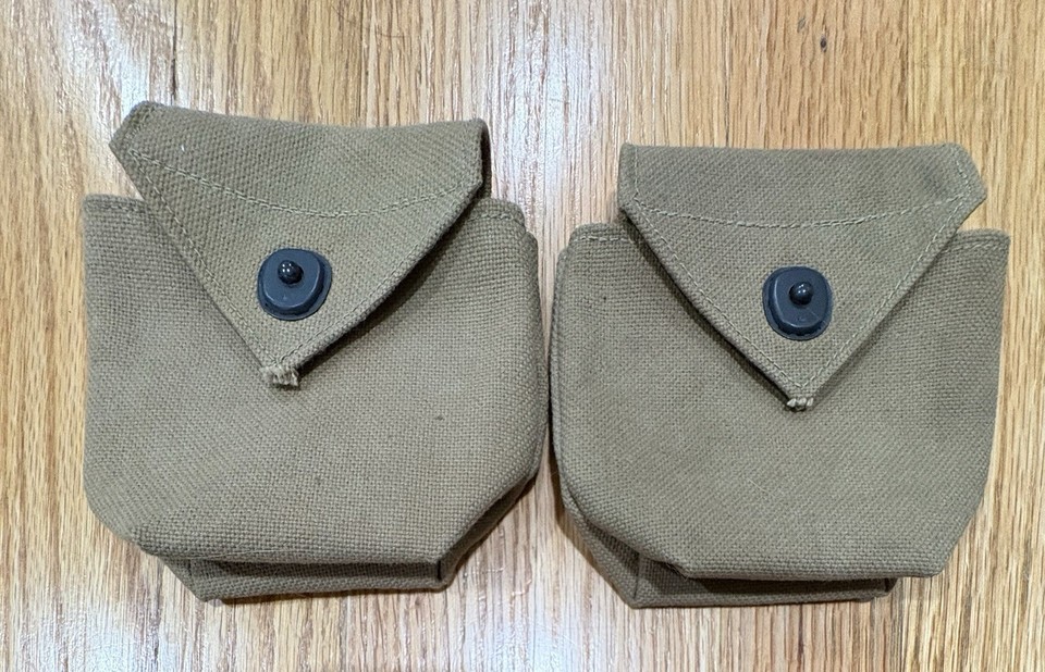 USGI WW2 Paratrooper Airborne Rigger Ammo Pouches - All Original WW2 ...