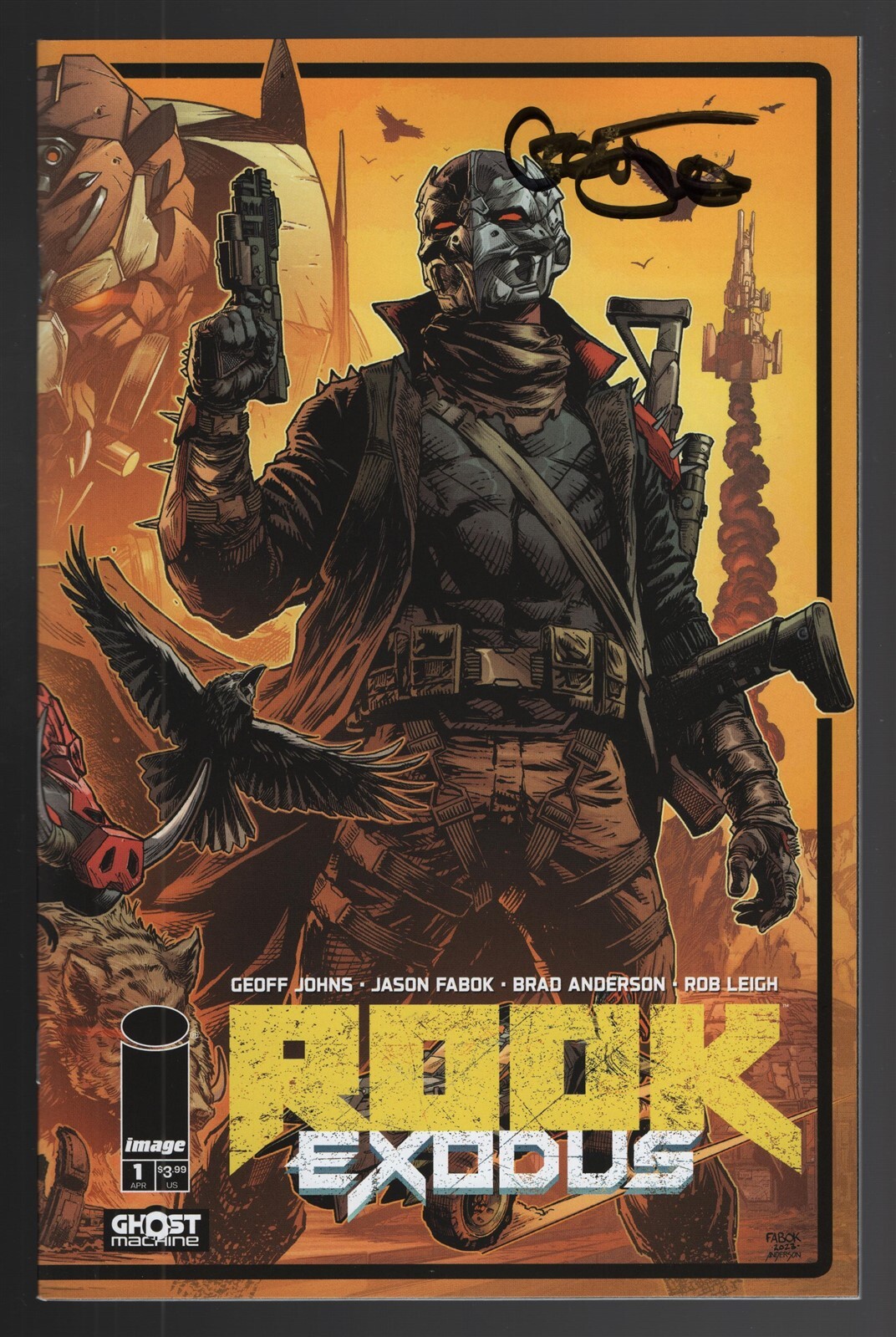 Rook Exodus #1 1st Printing Jason Fabok Regular Cover Signed By Geoff ...