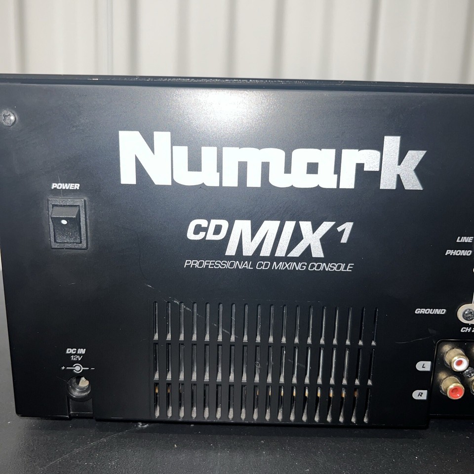 NUMARK CD MIX 1 DJ 2-DISC CD PLAYER/MIXER AS-IS READ DESCRIPTION ...