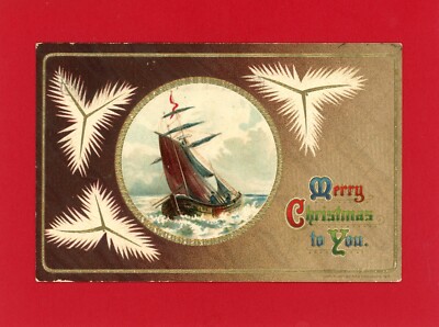 Antique Christmas Greeting Postcard - Max Feinberg | eBay