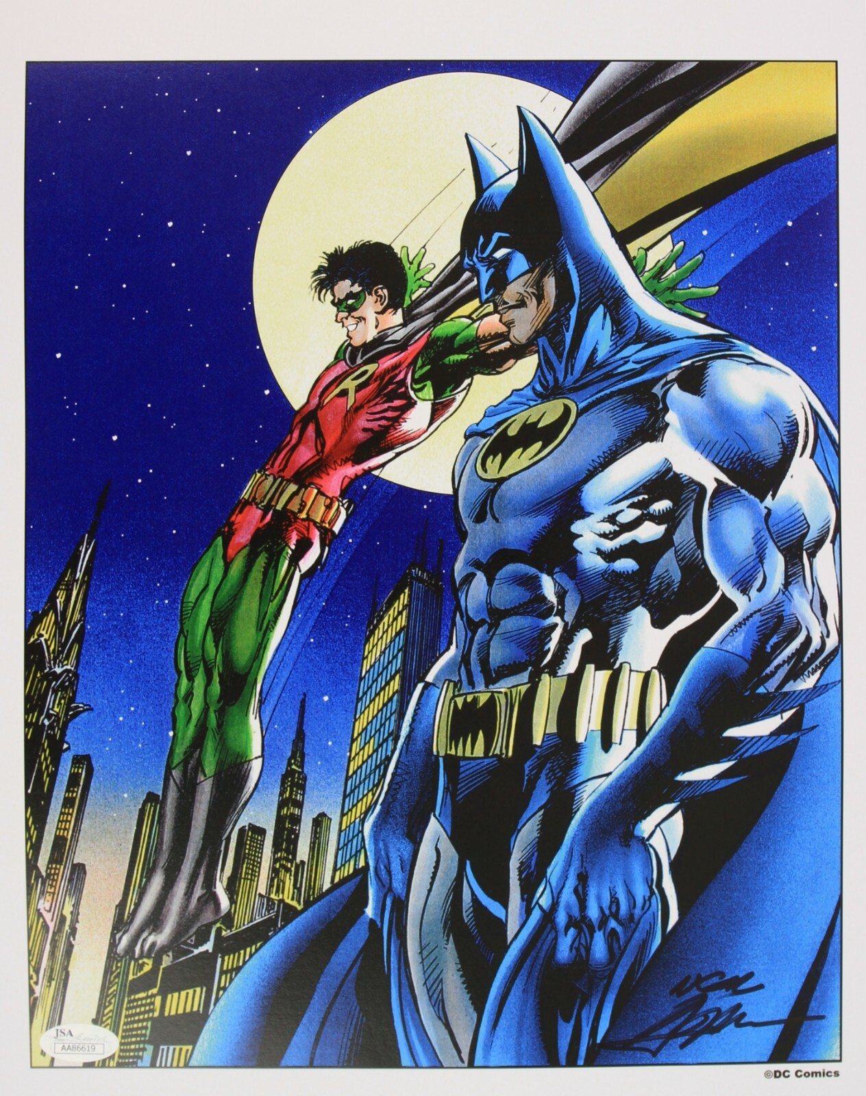 1960s-70s Neal Adams Batman & Robin DC Comics Signed LE 11x14 Print ...