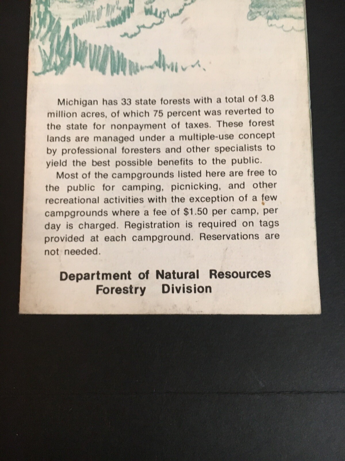 Michigan State Forests Campground Directory Northern Upper Peninsula ...