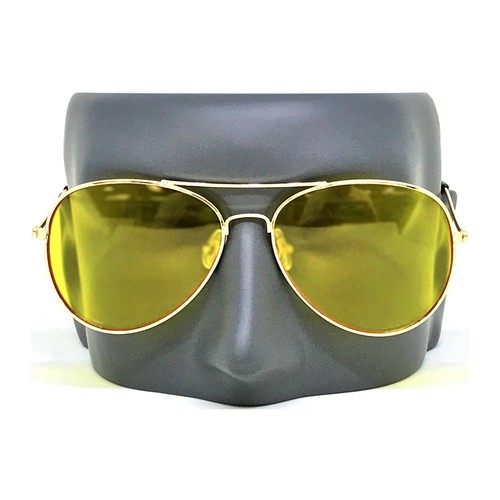 Men's or Women DRIVING RIDING SHOOTING HUNTING Day Night YELLOW LENS ...
