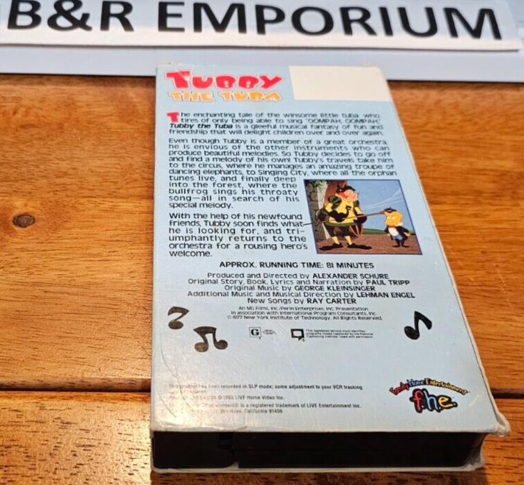 Tubby the Tuba - (1993 Family Home Entertainment/LIVE Home Video ...