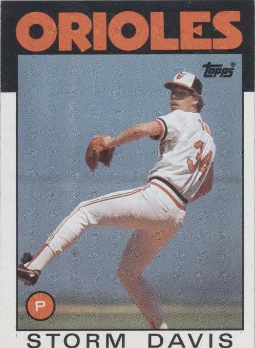 1986 Topps - Storm Davis #469 for sale online | eBay
