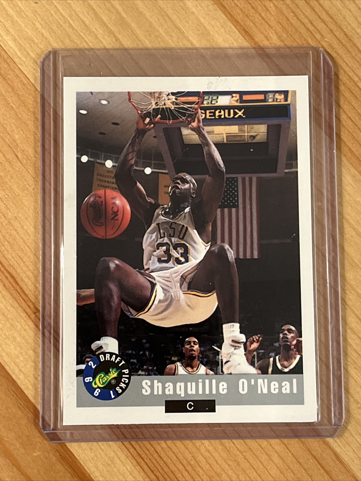 Shaquille O’neal Rookie Card SHAQ 1992 Classic Draft Pick LSU Collector ...