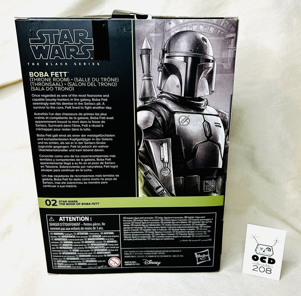 Star Wars The Black Series Boba Fett Throne Room The Book of Boba Fett ...