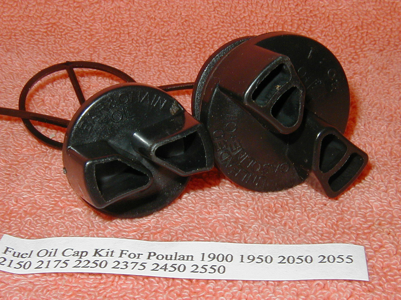 Fuel & Oil Cap For 952044640 Poulan Pro Craftsman AYP Chainsaw 1900 ...