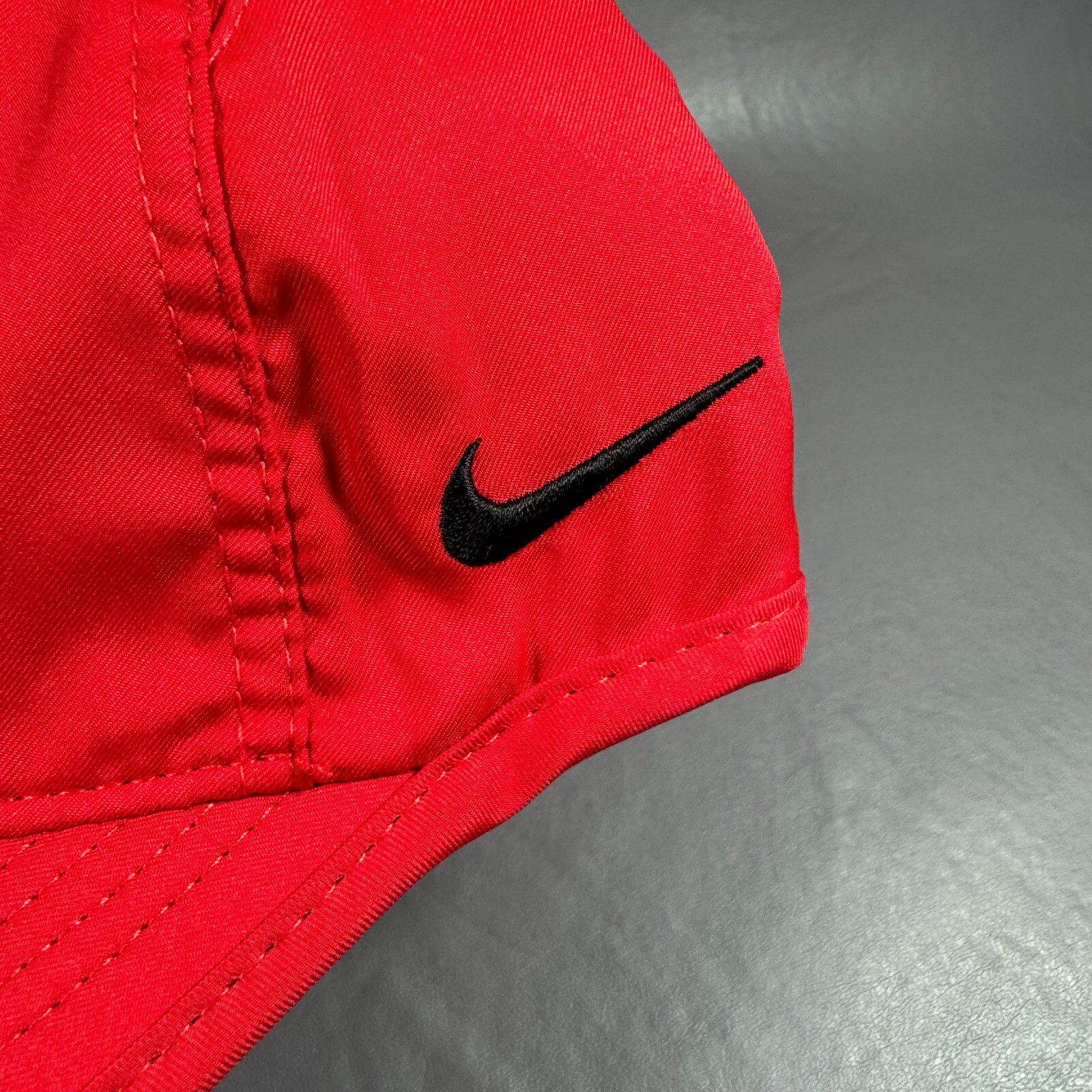 New Nike Team Featherlight Blank Dri Fit Adjustable Cap Hat Red CJ7082 ...