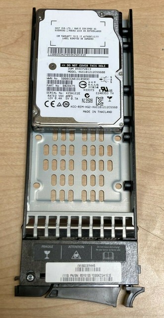 IBM 1.2TB 10K 6Gb SAS 2.5" HDD 85Y6156 85Y6155 V7000 2076 Storwize for ...