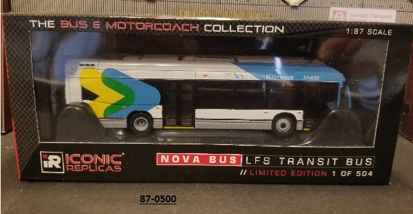 Iconic Replicas 1/87 87-0500 Nova Bus LFSE Transit Bus STM (Montreal ...