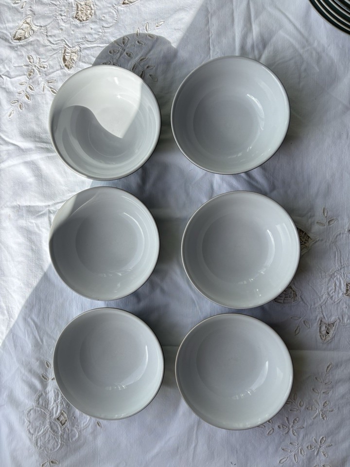 Denby Regency Green 6 Dinner Plates 6 Side plates 6 Bowls | eBay UK