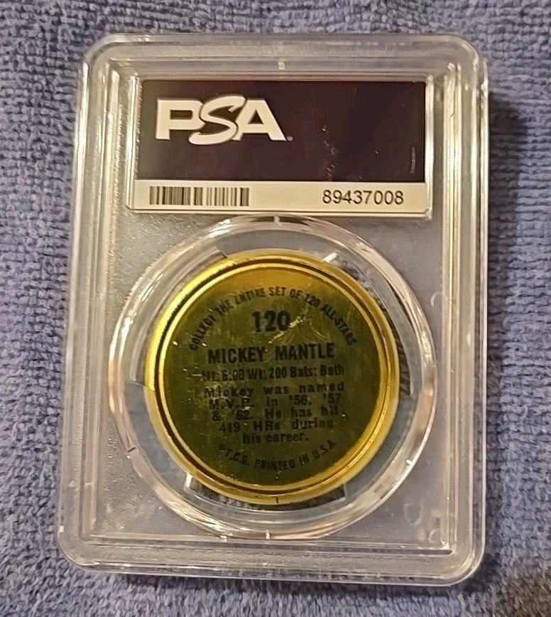 1964 TOPPS COINS #120 MICKEY MANTLE | eBay