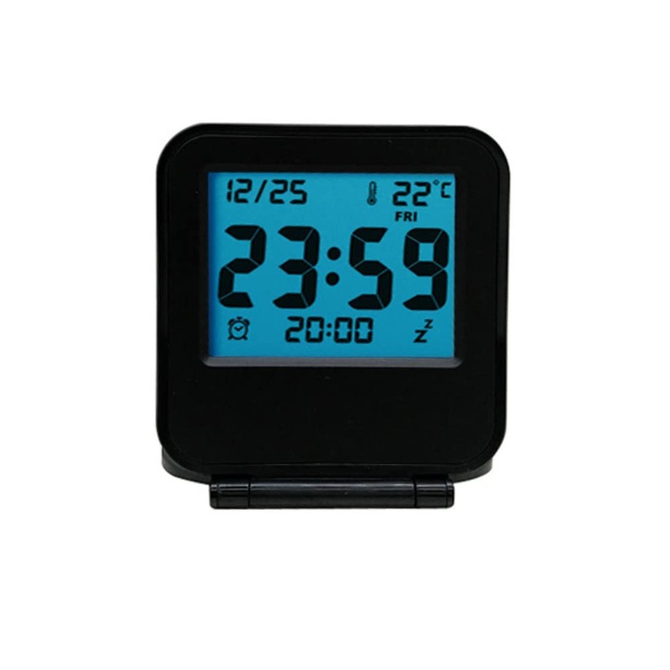 Small Mini Digital Travel Alarm Clocks,Battery Operated Travel Clock ...