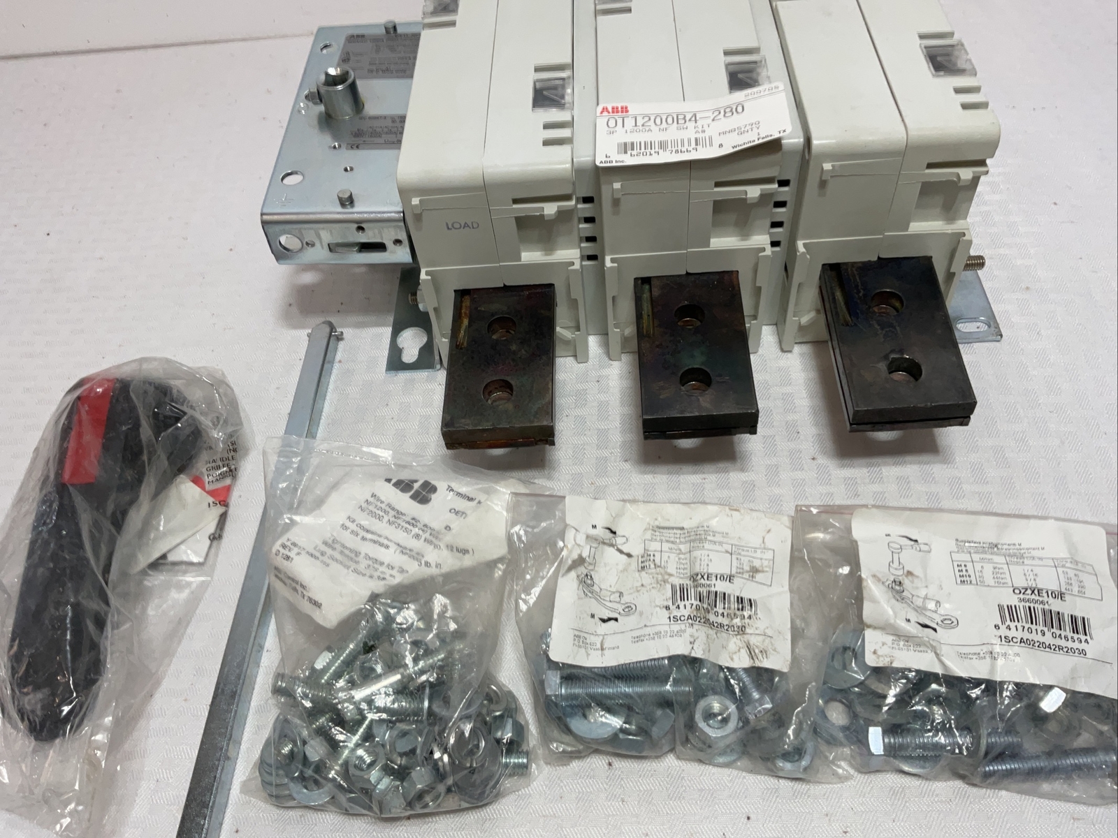 ABB Oetl-nf1200 1200 Amp 600v General Purpose Disconnect Switch 3ph ...