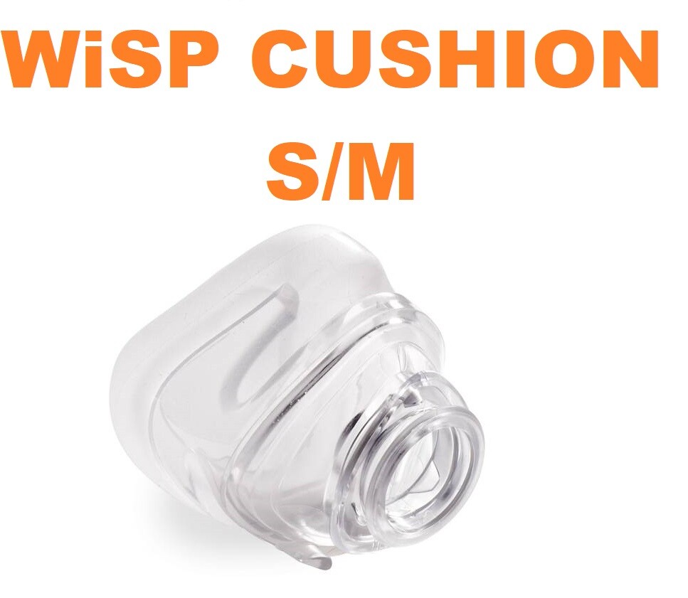 WiSP 4x ( 4 cushions) Philips Respironics Wisp Nasal Cushions S/M L XL ...