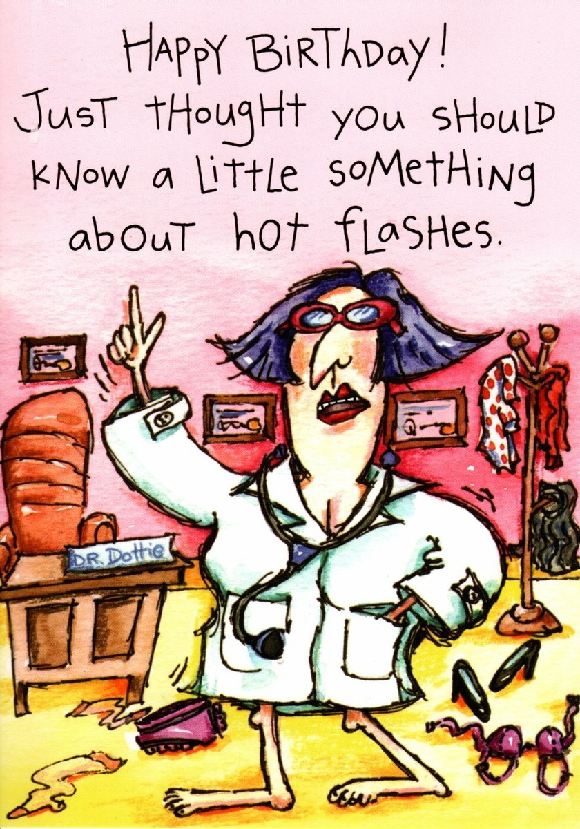 Funny Cartoon About Hot Flashes