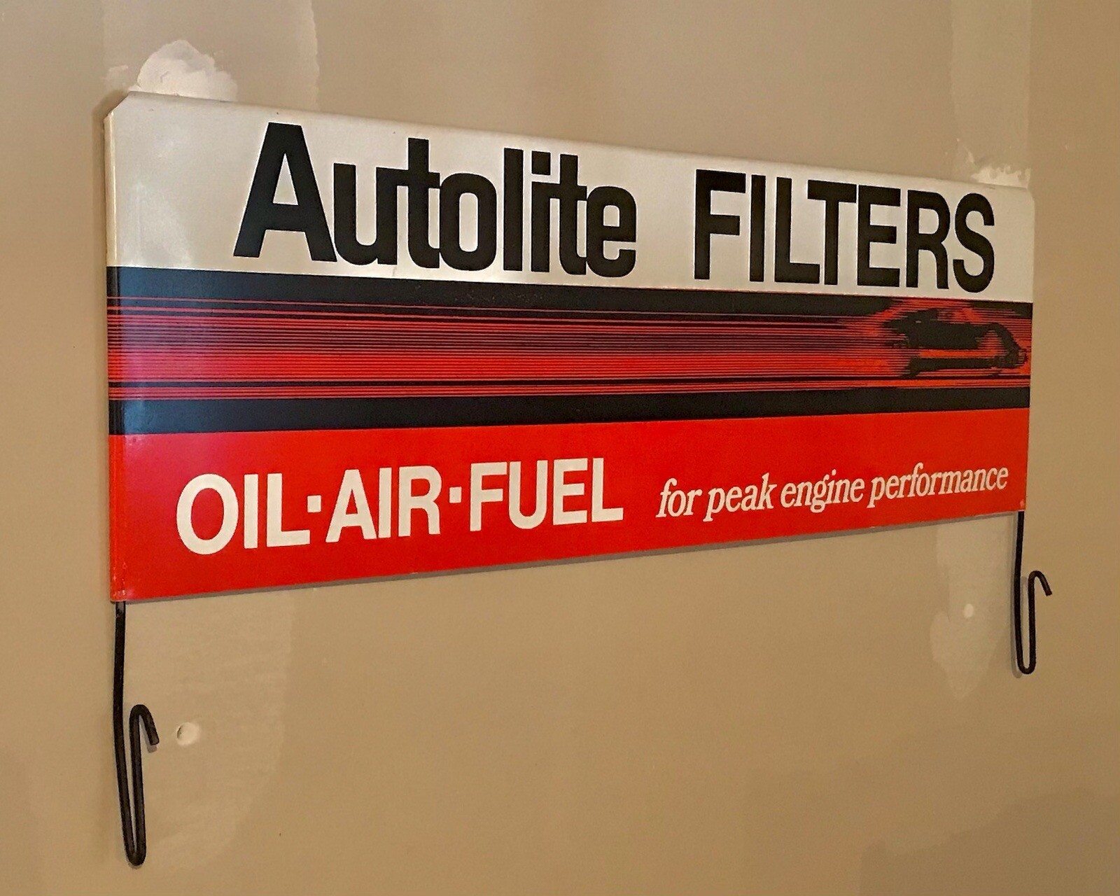 Vintage original Autolite GT-40 Filters OIL - AIR - FUEL sign ONLY ...