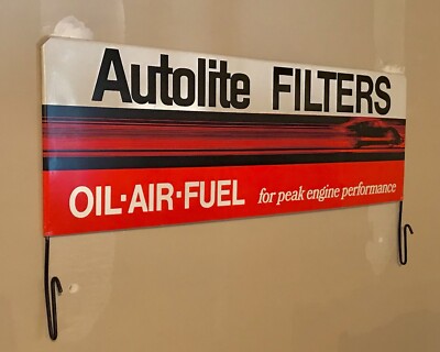 Vintage original Autolite GT-40 Filters OIL - AIR - FUEL sign ONLY ...