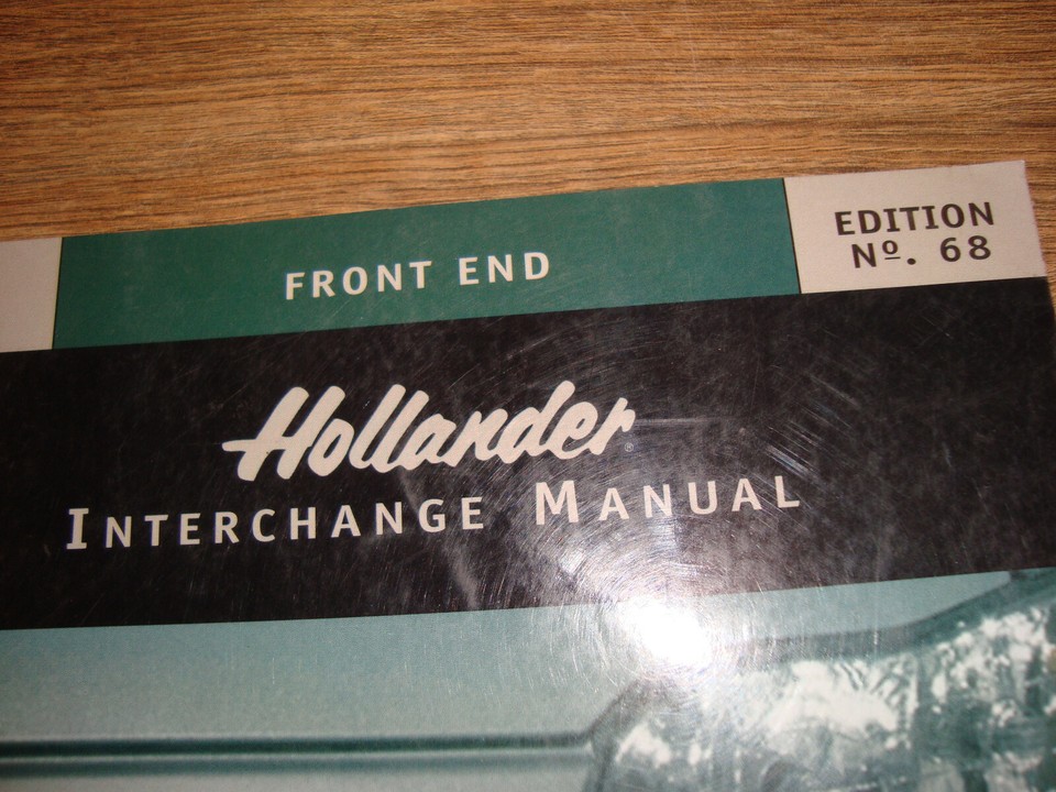 The Hollander Front End Interchange Manual 68th Edition CWIO | eBay