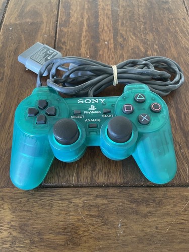 Clear Green Sony PlayStation One Analog Controller PS1/PSOne SCPH-110 ...