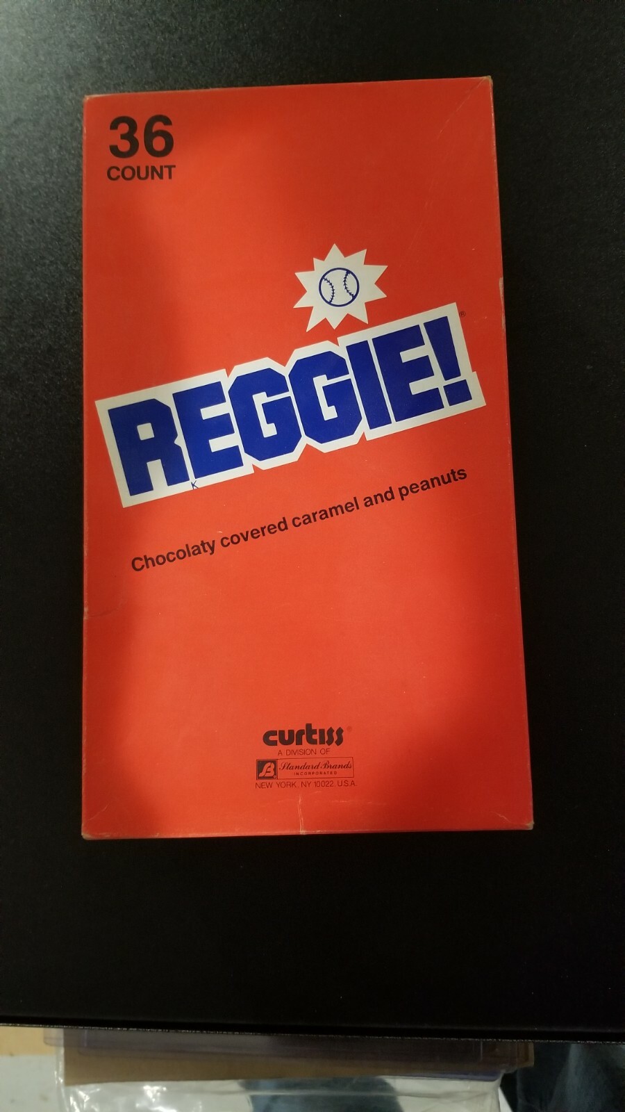 1978 Reggie Candy Bar Complete FULL BOX of 36 Unopened Bars - Curtiss ...