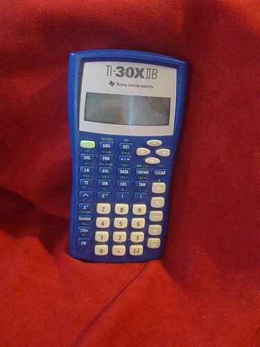 Texas Instruments TI-30X IIB TI-30XIIB Blue NO COVER MATHEMATICS | eBay