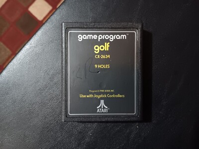 Atari 2600 Golf Game Cartridge Text Label Tested Vintage 1980 | eBay