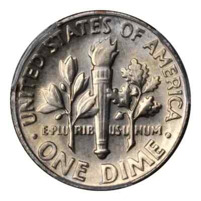 ROOSEVELT DIME COIN "TAIL" VIEW - 8 IN. ALUMINUM WALL HANGING | eBay