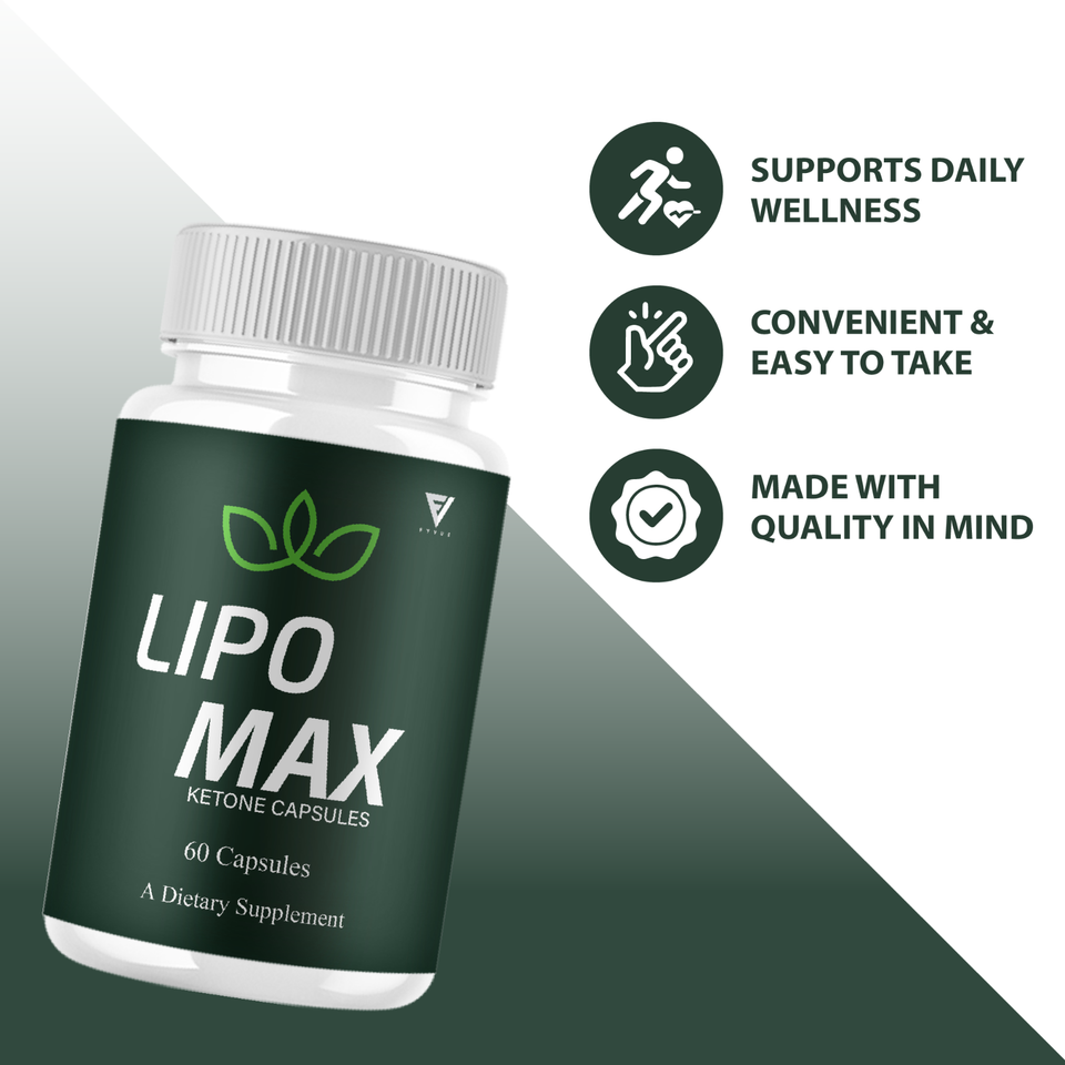 Lipo Max Advanced Health Management Supplement, LipoMax (60 Capsules ...