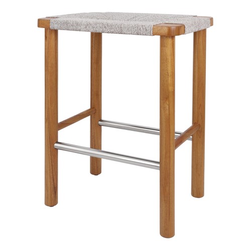 New Pacific Direct Elio Wood Counter Stool w/Rope 842587133159| eBay