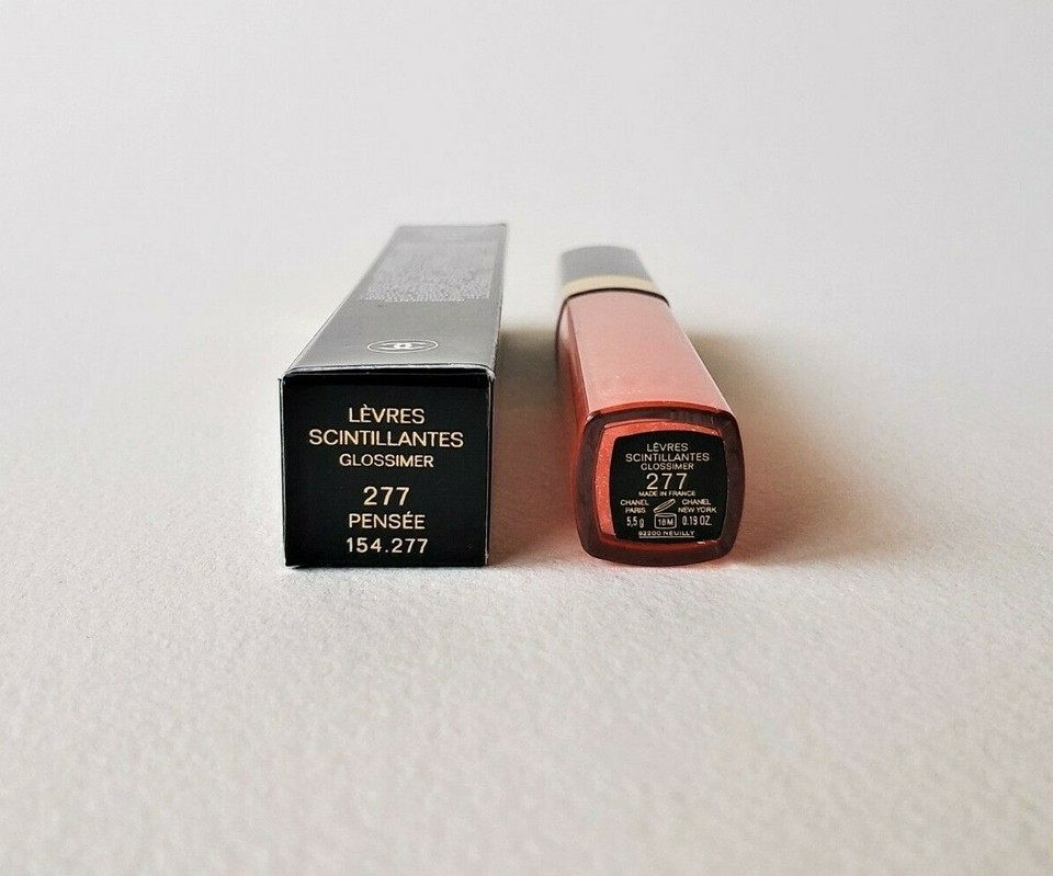 CHANEL Glossimer Lèvres Scintillantes Lip Gloss 277 PENSEE | eBay