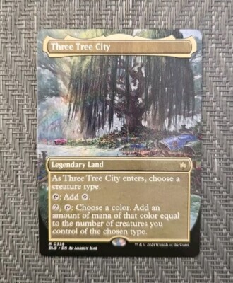 Three Tree City #338 - Borderless - Bloomburrow - BLB MTG - NM/MINT | eBay