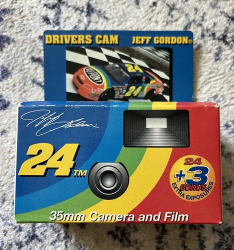 Jeff Gordon #24 Nascar Single Use 35mm Camera w/Film Drivers Cam 27 ...