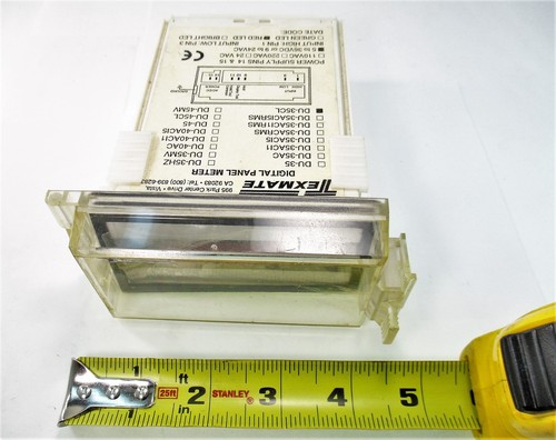 Texmate DU-35CL Digital Panel Meter 5 To 36VDC Or 9 To 24VDC Red LED | eBay