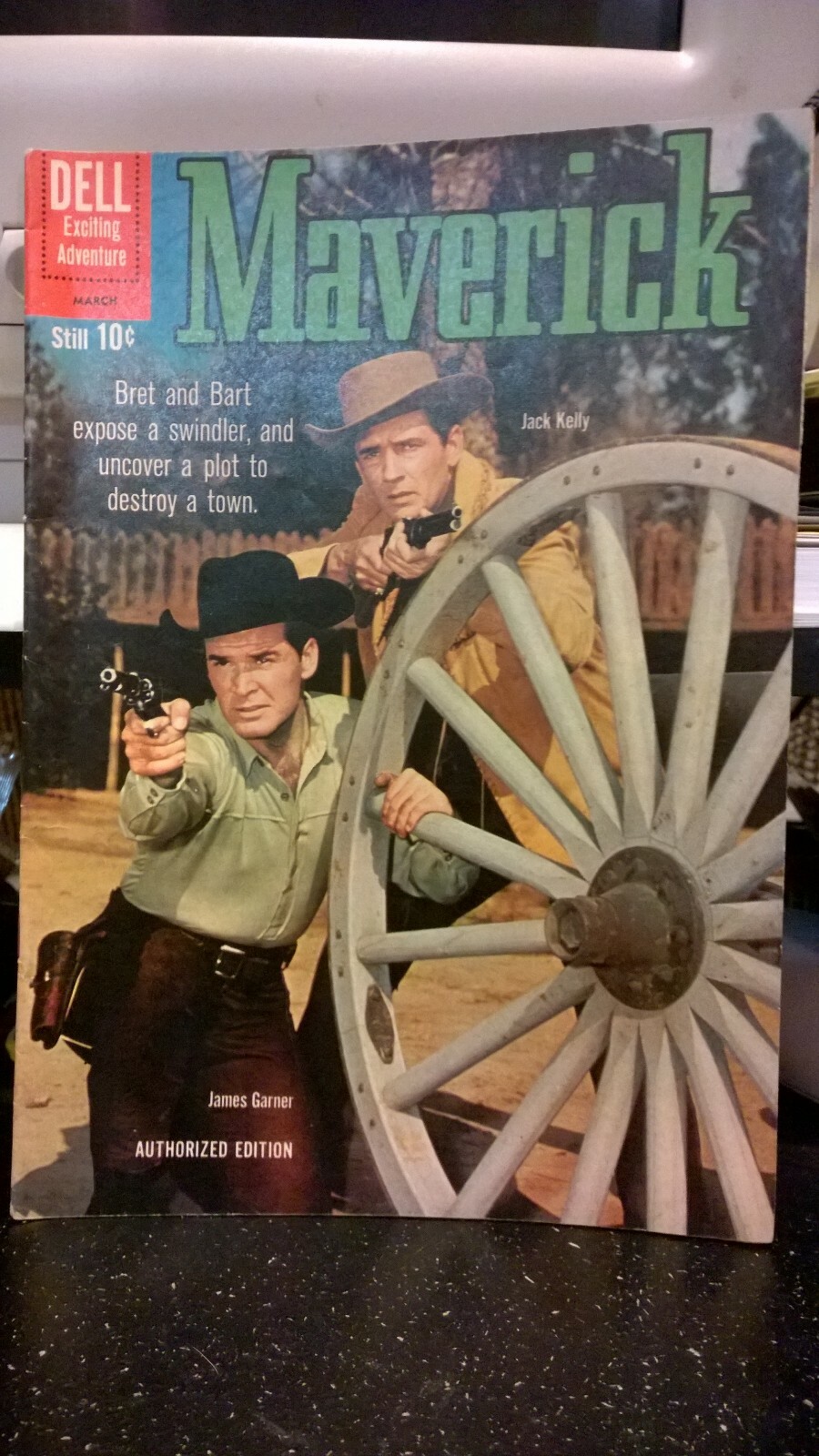 Maverick #14 1961- Dell Western Exciting Adventure Comic - James Garner ...
