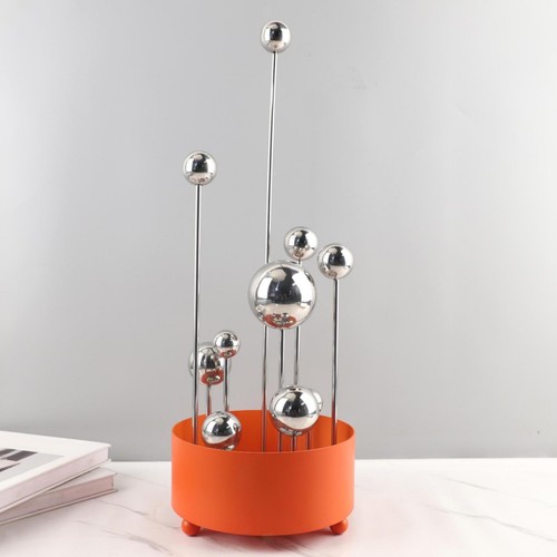 Metal Ball Home Decor Modern Abstract Decoration for Desktop Entrance ...