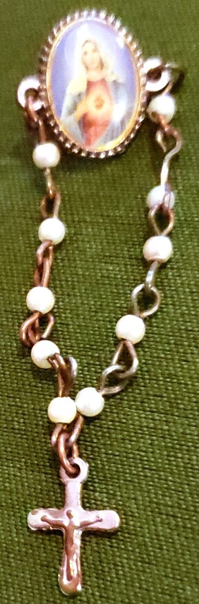 Vintage Religious Chaplet Pin Cross | eBay