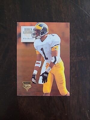 1994 SkyBox Derrick Alexander RC #185 Cleveland Browns/Michigan Rookie ...