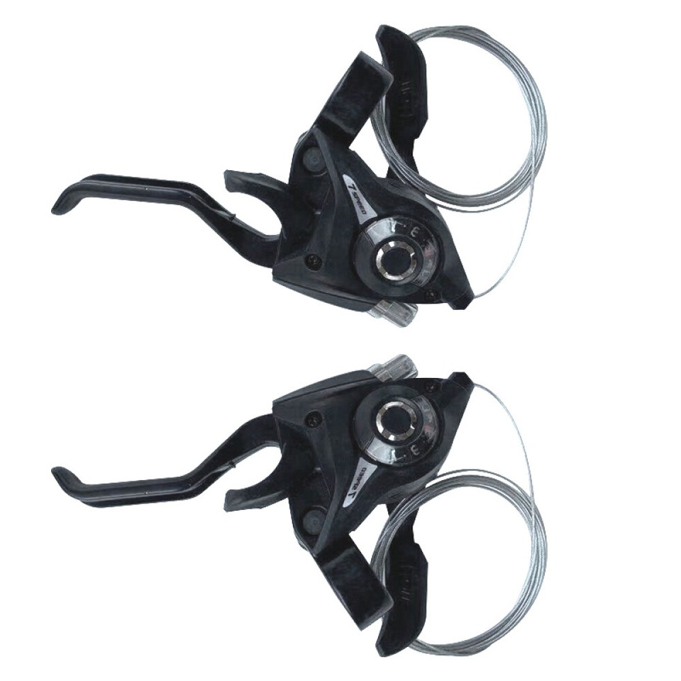 Shimano ST-EF51 GEAR Shifter Set 3x7 3X8 V-Brake Lever Speed Set Bike ...