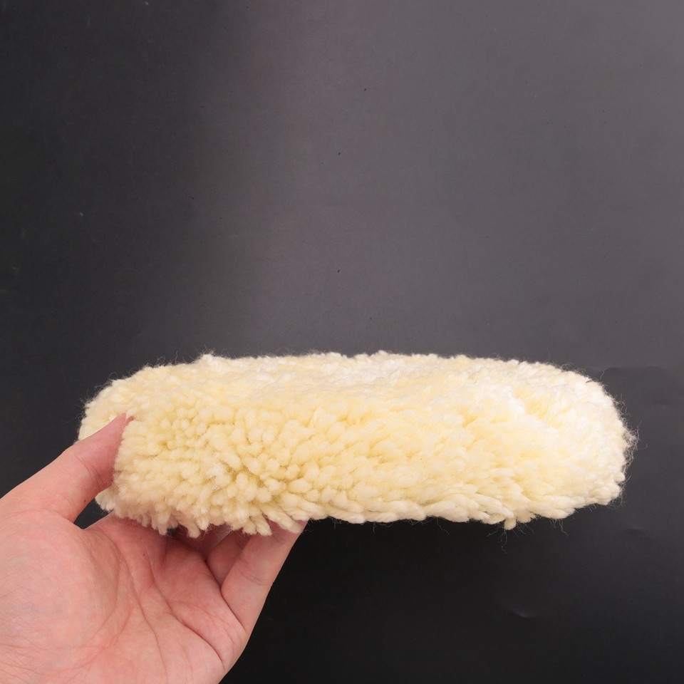 1X(7 inch inch 180mm Soft Wool Clean Polishing Buffing Bonnet Pad for ...