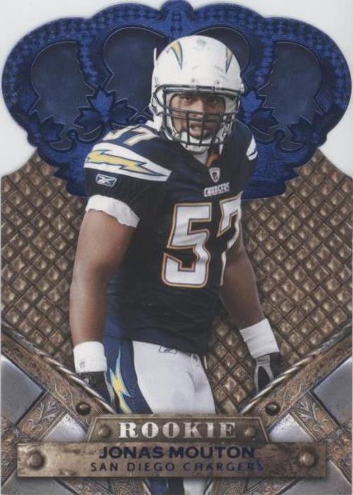 2011 Panini Crown Royale - Rookie Jonas Mouton #147 Blue /100 (RC) for ...