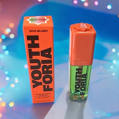 Youthforia BYO Blush Color Changing Blush Oil in CHEMICAL REACTION NIB ...