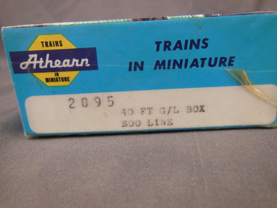 HO SCALE ATHEARN 2095 SOO LINE 48383 40' GRAIN LOADING BOX CAR KIT | eBay
