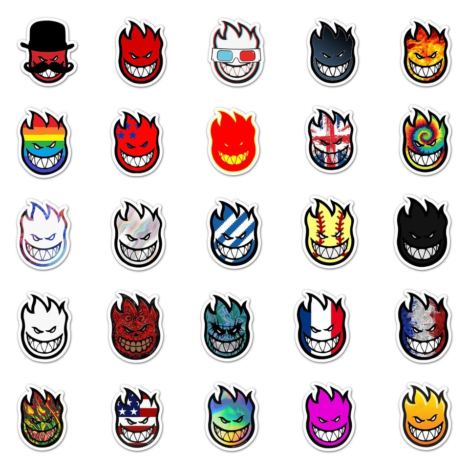 50 piece Spitfire Wheels skateboard stickers | eBay