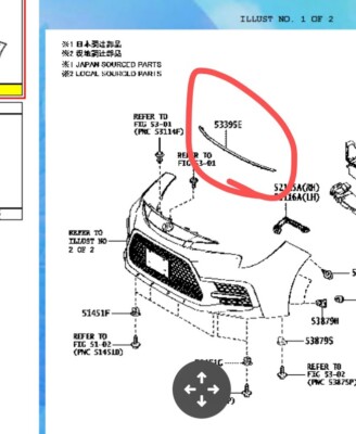 OEM Engine Hood Seal 53395-02240 for 2019-2024 Toyota Corolla | eBay