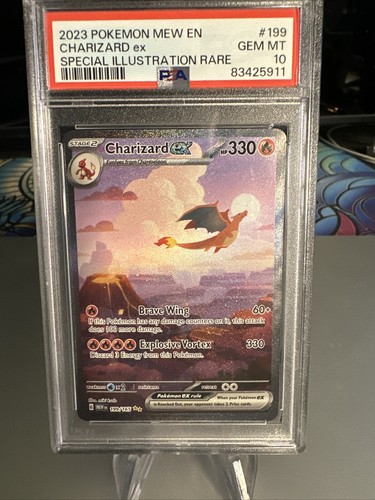 2023 Pokémon Charizard 199/165 151 Special Illustrator Rare PSA 10 ...