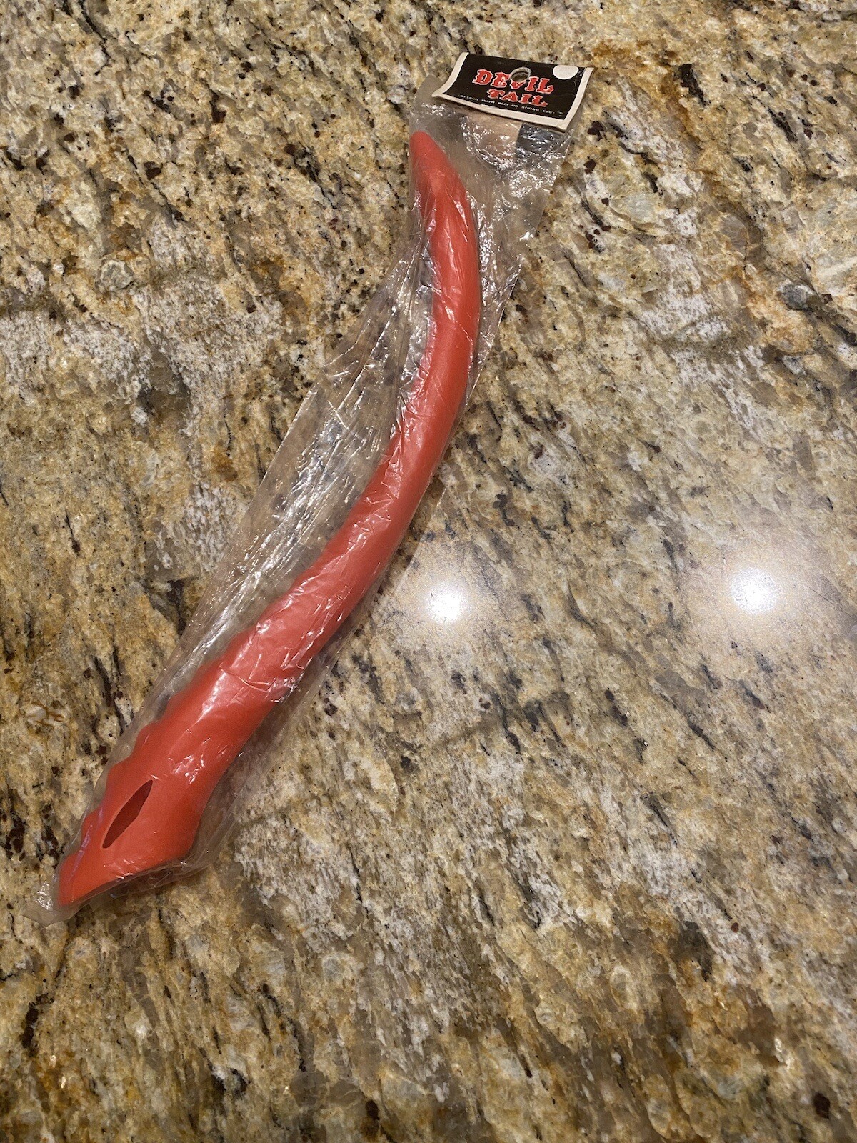 Vintage Halloween Blow Mold Devil Tail in package | eBay