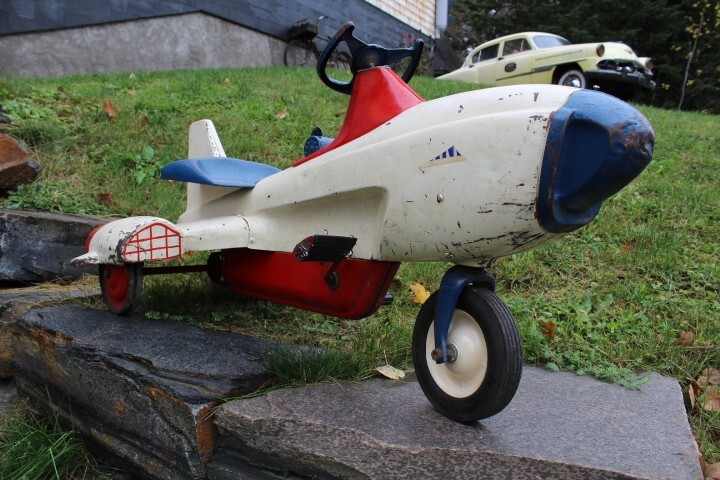 Vintage Murray Atomic Missile Pedal Car Chain Drive 1950's Barn Find As ...