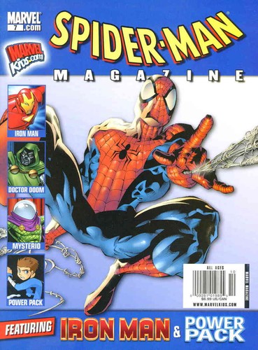 Spider-Man Magazine (2nd Series) #7 VF/NM; Marvel | Iron Man Power Pack ...